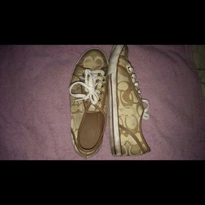 Coach | Shoes | Coach Gold Sneaker 8 | Poshmark