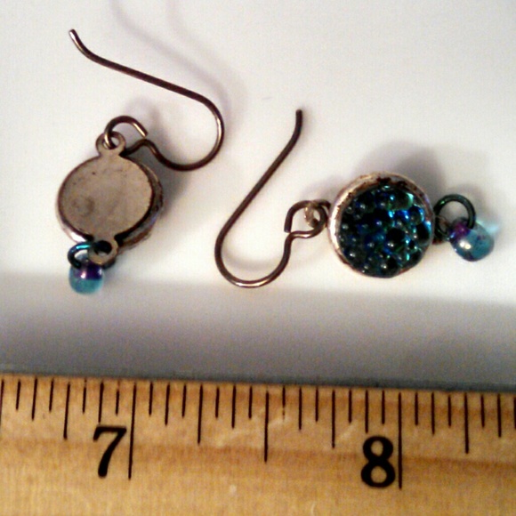 Lisa Bess | Jewelry | Blue Raz Artisan Bubble Art Glass Dangle Earrings ...