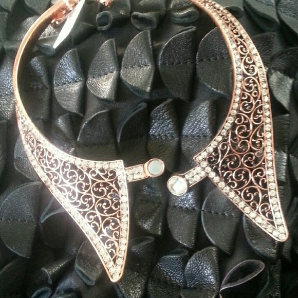 Jewelry | Detailed Embroidered Bronze Collar | Poshmark