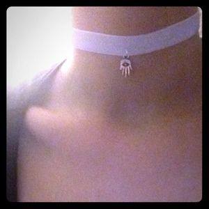 handmade - Clear hamsa hand tattoo choker from 🔮👽mya's closet on Poshmark