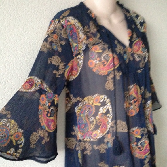 lilly lou | Dresses | Lilly Lou Hippy Chic Mini Dress Bikini Overlay ...