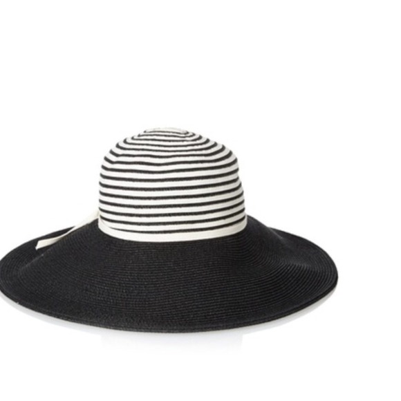Giovannio | Accessories | Giovannio Wide Brim Hat In Blackoffwhite ...