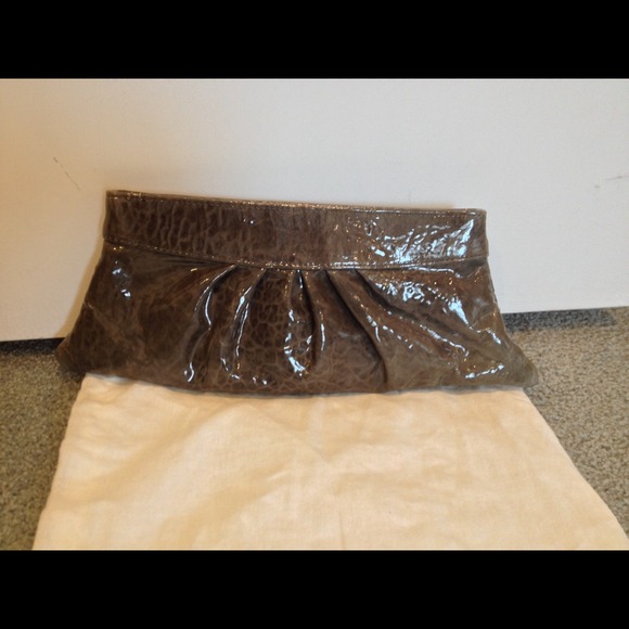 Lauren Merkin | Bags | Lauren Merkin Gray Patent Iconic Louise Clutch ...