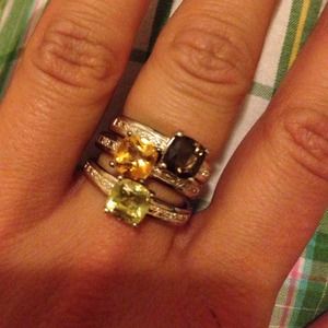 QVC | Jewelry | Stackable Ring Set | Poshmark