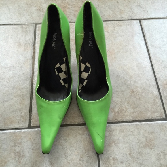 Miss Me | Shoes | Neon Green Pumps | Poshmark