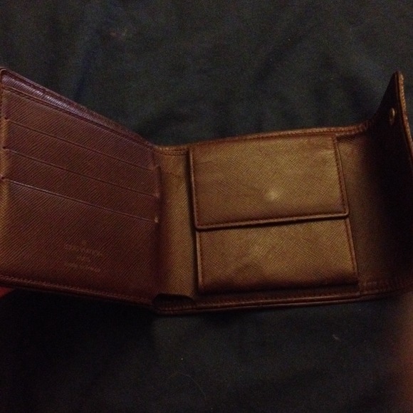 Louis Vuitton | Bags | Louis Vuitton Mini Monogram Lin Wallet In Cherry ...