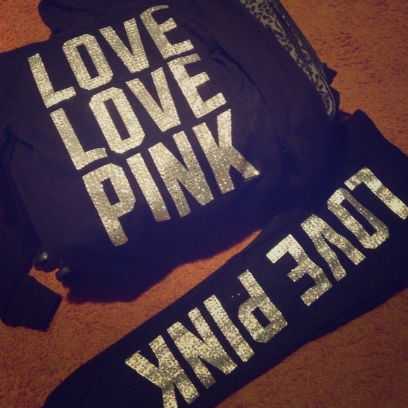 Victoria's Secret | Tops | Xs Bling Vs Pink Set | Poshmark