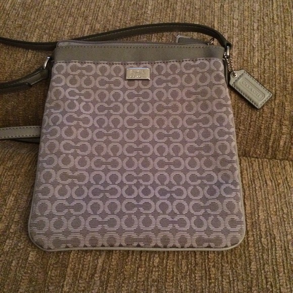 Coach | Bags | Grey Coach Swingpack | Poshmark