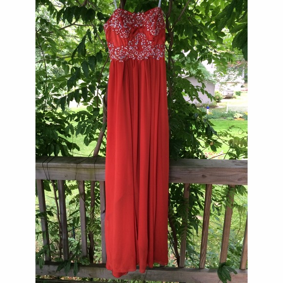 Dresses | Sunset Orange Prom Dress | Poshmark
