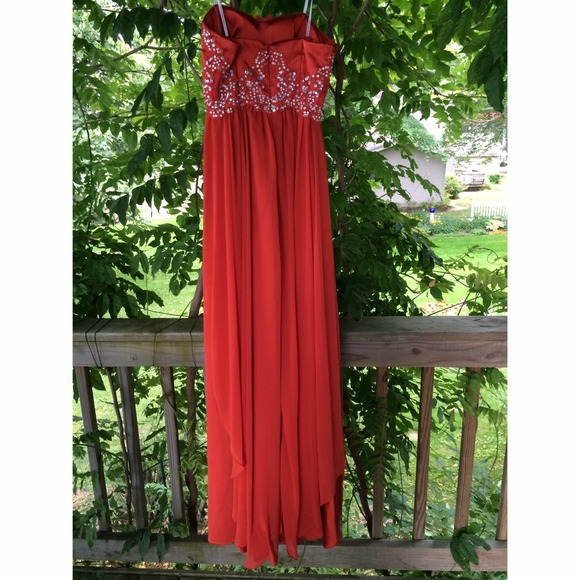 Dresses | Sunset Orange Prom Dress | Poshmark