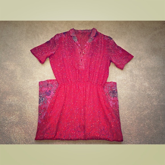 Vintage Dresses Vintage Floral Design Dress Price Drop Poshmark