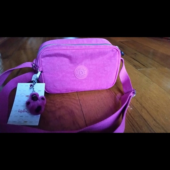 Kipling | Bags | Sold Kipling Mini Crossbody Bag Hot Pink Nwt | Poshmark