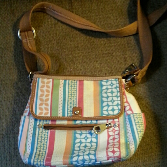 Fossil | Bags | Multi Colored Cross Body | Poshmark