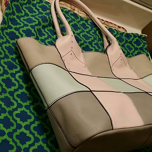 orYANY | Bags | Oryany Summer Pebbled Leather Tote Blush Multi | Poshmark
