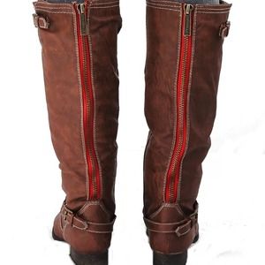 Shoes | Salered Zipper Riding Boots | Poshmark