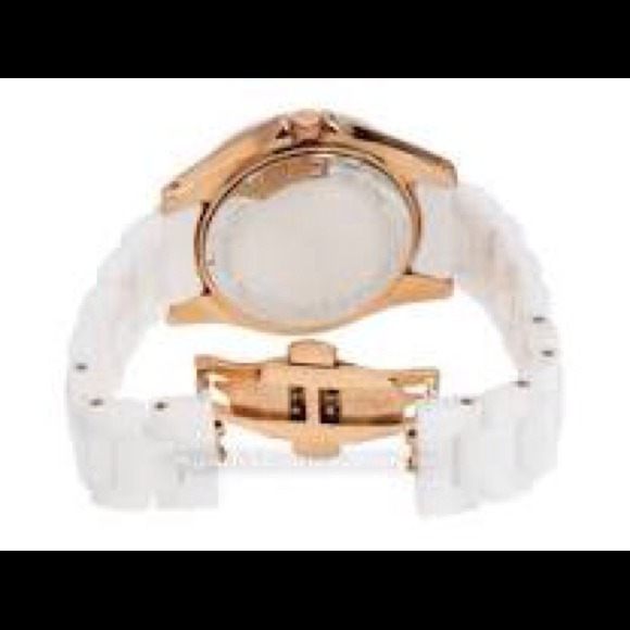 Fossil | Jewelry | New Fossil White Ceramic And Rose Gold Watch | Poshmark