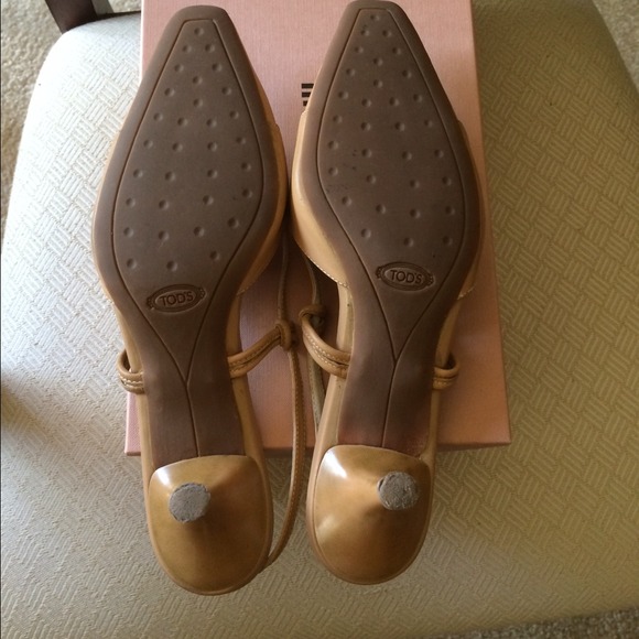Shoes | Tan Leather Sling Back | Poshmark