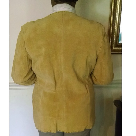Jackets & Coats | Hsn Terry Lewis Suede Leather Jacket | Poshmark