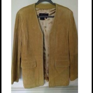 Jackets & Coats | Hsn Terry Lewis Suede Leather Jacket | Poshmark