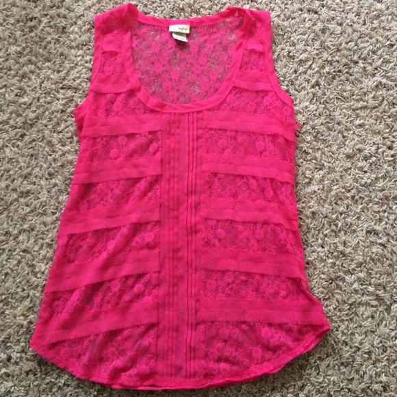 Daytrip | Tops | Sold On Vinted Daytrip Pink Lace | Poshmark
