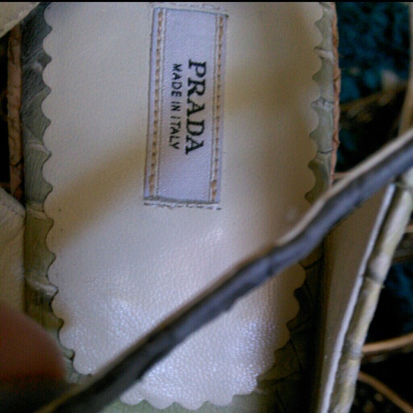 Prada | Shoes | Snake Skin Prada Wedges | Poshmark