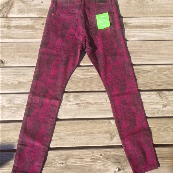 Urban Outfitters | Jeans | Bdg Cigarette Highrise Jean Beet Red Snake ...
