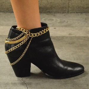 LAYERED TOE RING CONNECTED CHAIN ANKLET 9" Long from Tita's closet on ...