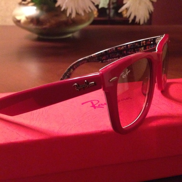 Ray-Ban | Accessories | Ray Ban Unisex Wayfarer Red | Poshmark