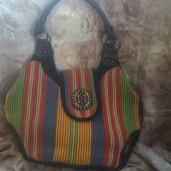 Bags | Fun Colorful Handbag | Poshmark