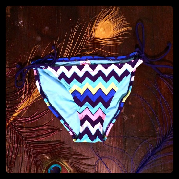 Merona | Jackets & Coats | New Colorful Chevron Print String Bikini ...