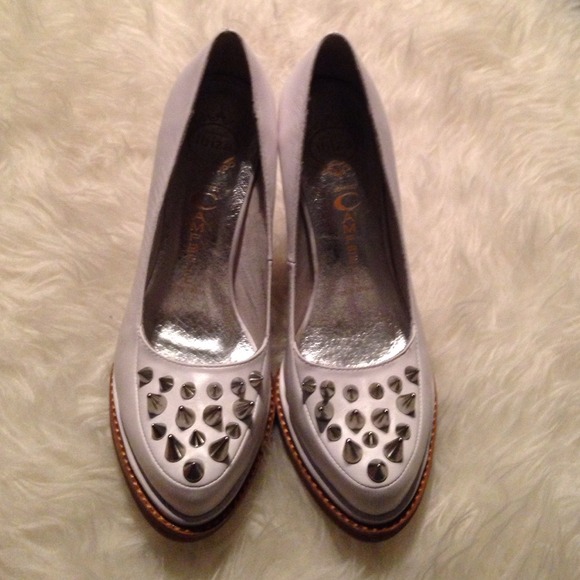 Jeffrey Campbell | Shoes | Jeffrey Campbell Maneater Loafer Heels ...