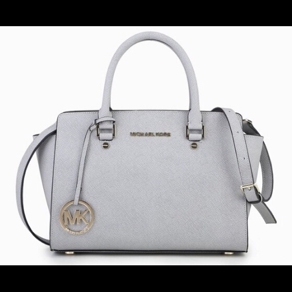 Michael Kors | Bags | Michael Kors Jet Set Charm Logo Large Tote Purple ...
