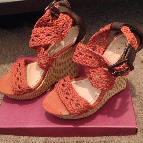 Shoes | Rust Color Wedges | Poshmark