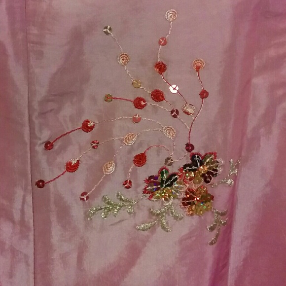 Tops | Modern Chinese Style Pink Top | Poshmark