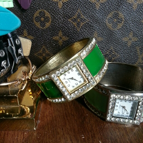 Accessories | 7pypl Newemerald Green Wrist Watch | Poshmark