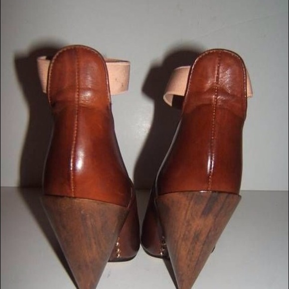 Givenchy | Shoes | Givenchy 47 7 Rare Leather Heels Gold Tip Booties ...