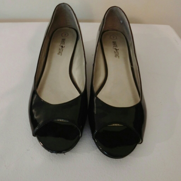 White Stag | Shoes | Black Mini Heels | Poshmark
