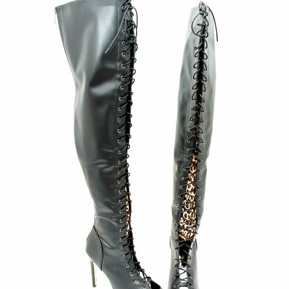 Shoes | Bogo New Black Thigh High Boots | Poshmark