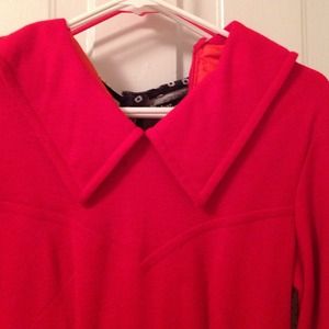 Dresses | Vintage Red Peter Pan Collar Dress | Poshmark