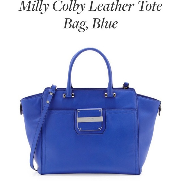 Milly | Bags | Milly Colby Leather Tote Bag | Poshmark