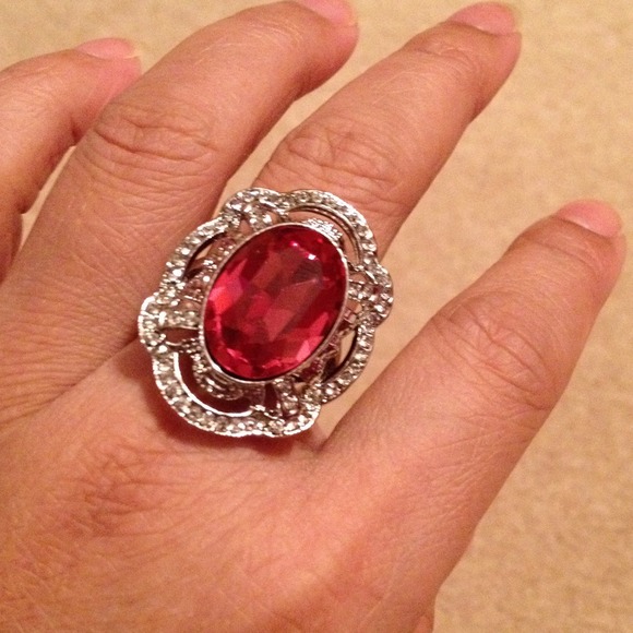 Jewelry | Big Red Ring Finger | Poshmark