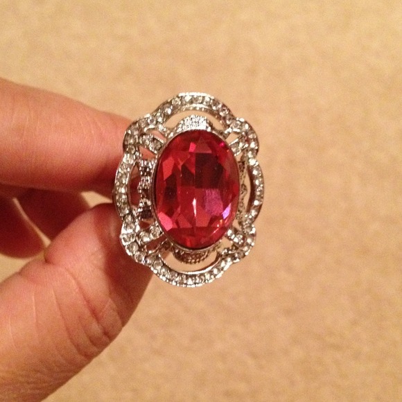 Jewelry | Big Red Ring Finger | Poshmark