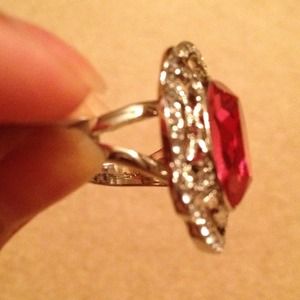 Jewelry | Big Red Ring Finger | Poshmark