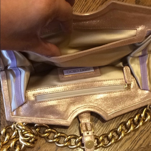 Jimmy Choo | Bags | Authentic Jimmy Choo Leather Evening Bag | Poshmark