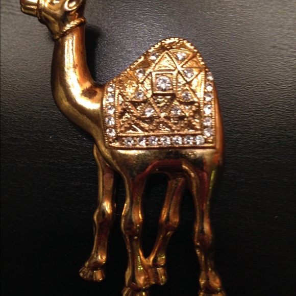 Accessories | Rare Luxury Vintage Camel Pinbrooch Fashion | Poshmark