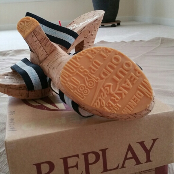 Replay | Shoes | Replay Platform Sandals | Poshmark
