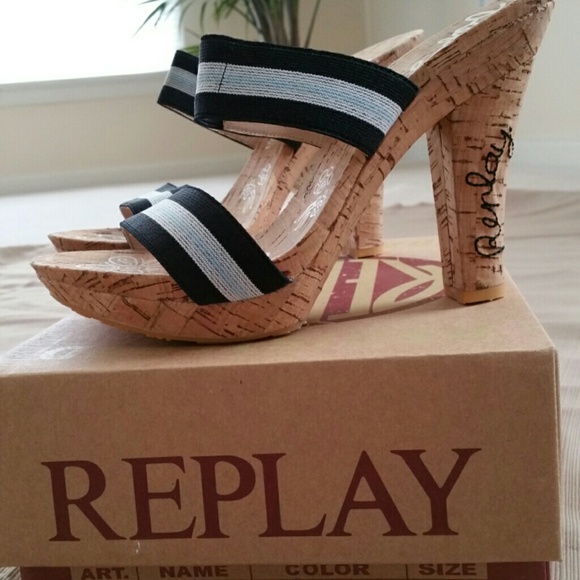 Replay | Shoes | Replay Platform Sandals | Poshmark