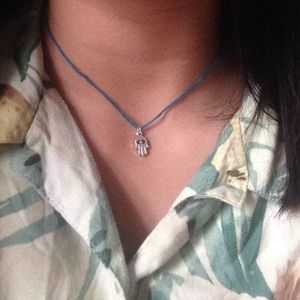 handmade - Clear hamsa hand tattoo choker from 🔮👽mya's closet on Poshmark