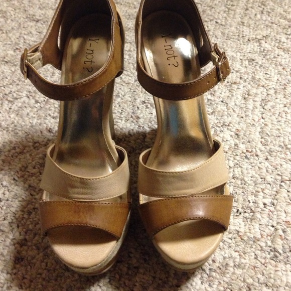 Shoes | Neutral Color Wedge | Poshmark