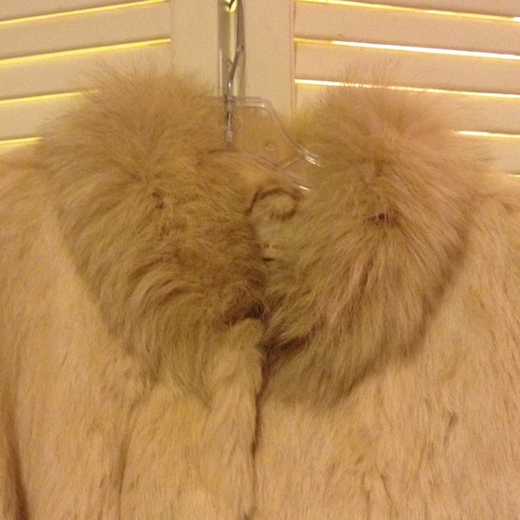 Other | 10 Angora Rabbit Coat W Fox Collar | Poshmark